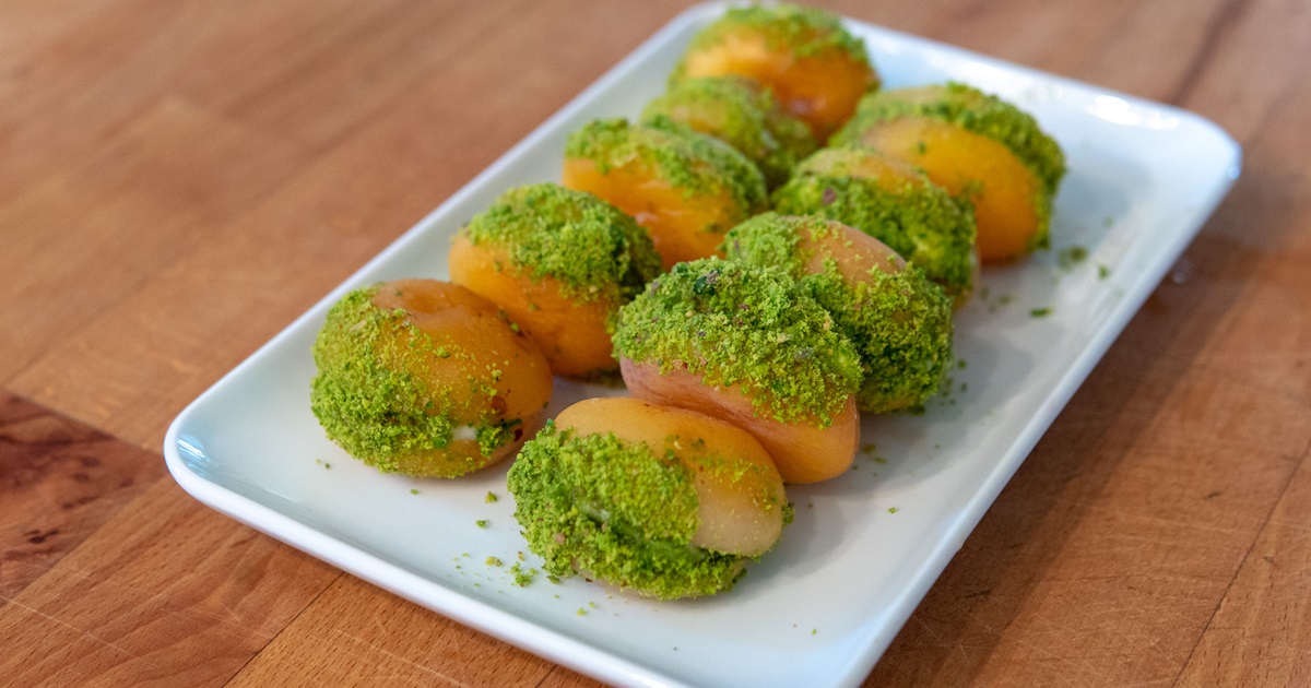Recipe: Turkish-Style Stuffed Apricots